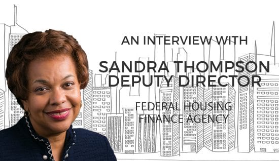 Interview: Sandra Thompson, Deputy Director, FHFA