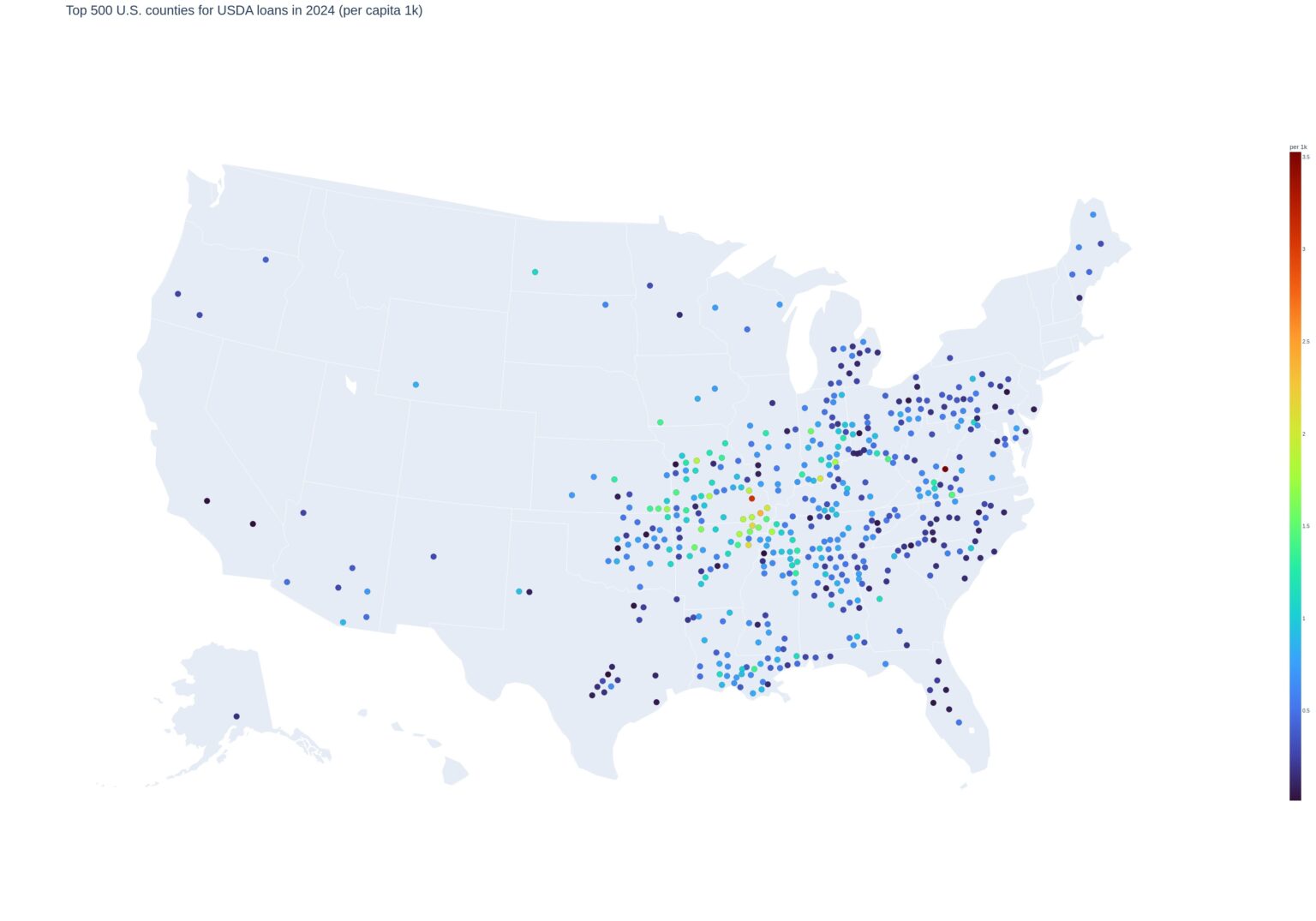 Hidden USDA Hotspots of Home Affordability