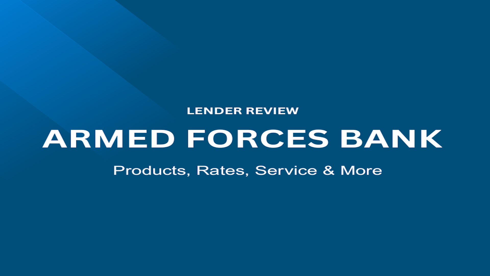 Armed Forces Bank Review for 2026: Rates and Loan Options